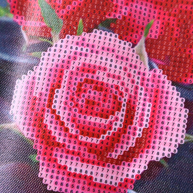 Rose sten diy 5d diamant maleri korssting kit rund... – Grandado