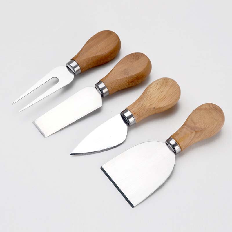 Cheese cutter Kitchen gadget wood handle stainless... – Vicedeal