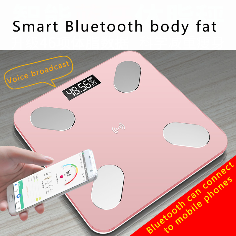Smart Home Bathroom Scales LED Screen Body Grease ... – Vicedeal