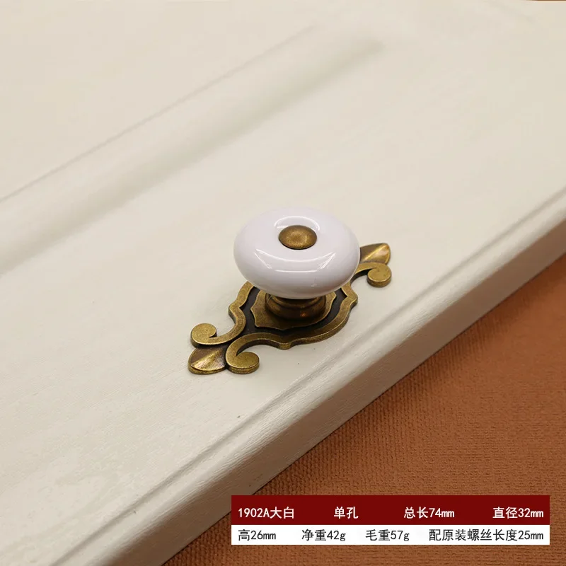 European style zinc alloy ceramic handle modern mi... – Grandado