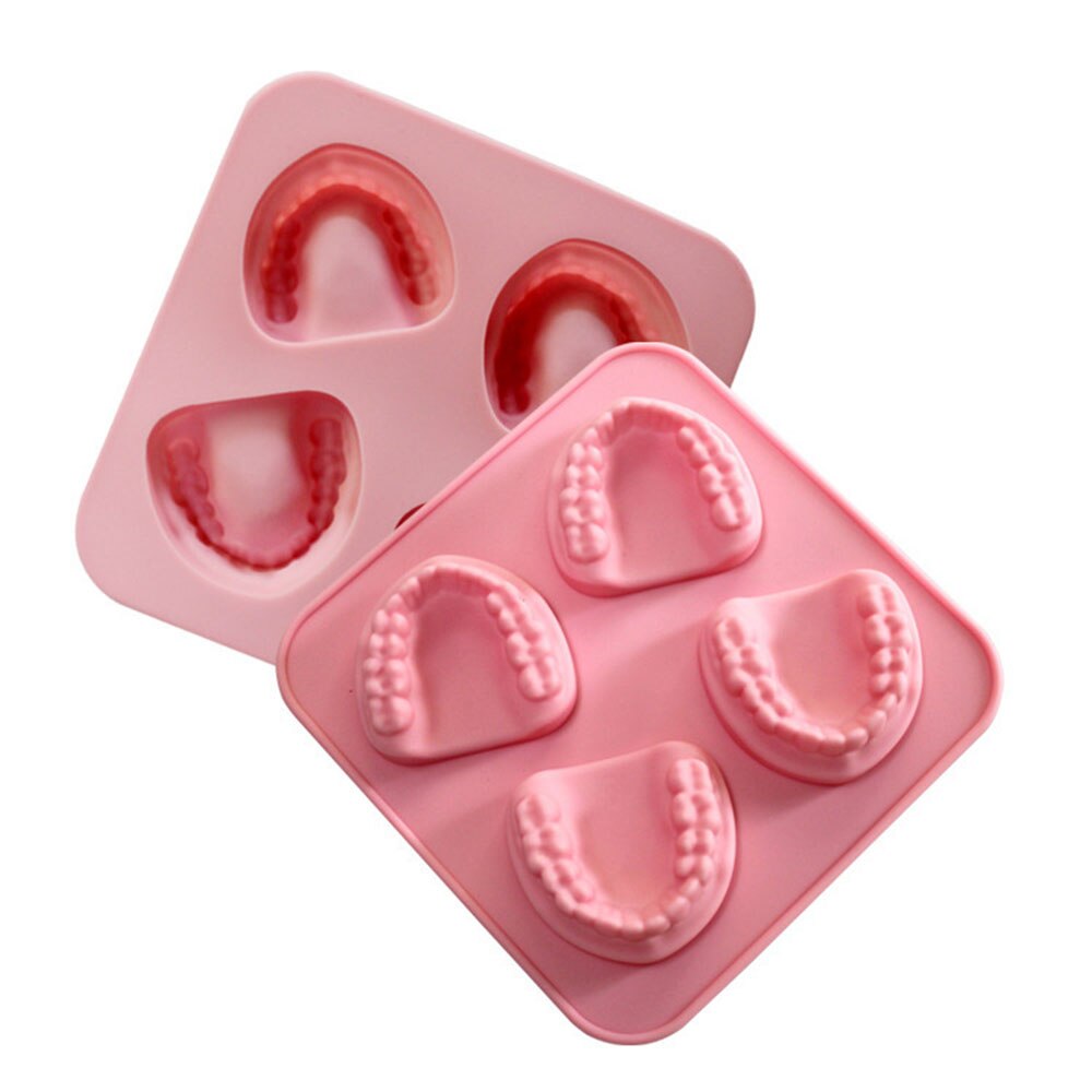 DIY Tooth Shaped Ice Tray Ice Cube Maker Silicone ... – Vicedeal