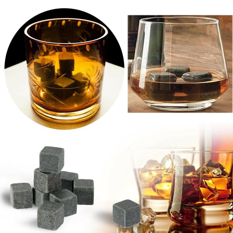 9 Pcs/1 Set Whisky Ice Cubes Wine Beer Drinks Ston... – Vicedeal