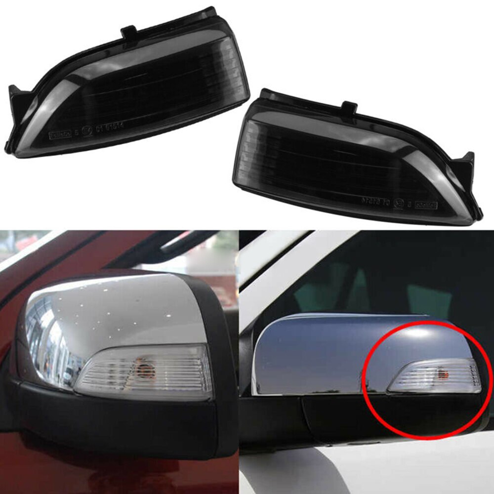 ABS Plastic Mirror Indicators Light Black DECOR Fo... – Grandado