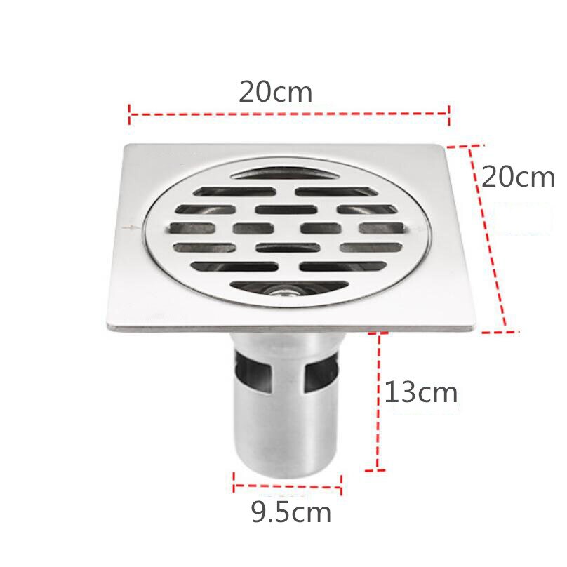 20*20 Cm Dikke Rvs Techniek Afvoerputje, Badkamer ... – Grandado