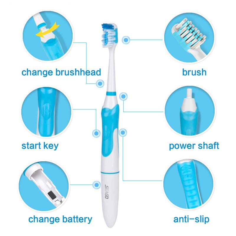 Seago Sonic Electric Toothbrush Oral Health Care E... – Grandado