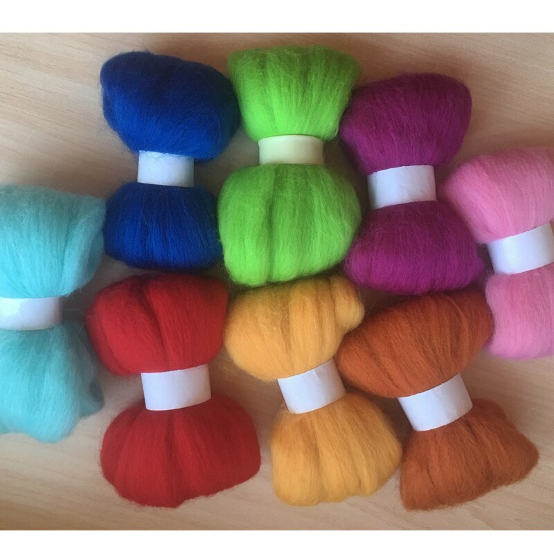 WFPFBEC felt 80g wool for felting needle wool rovi... – Grandado