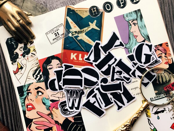 29Pcs Vintage Alphabet English Letters Sticker DIY... – Grandado