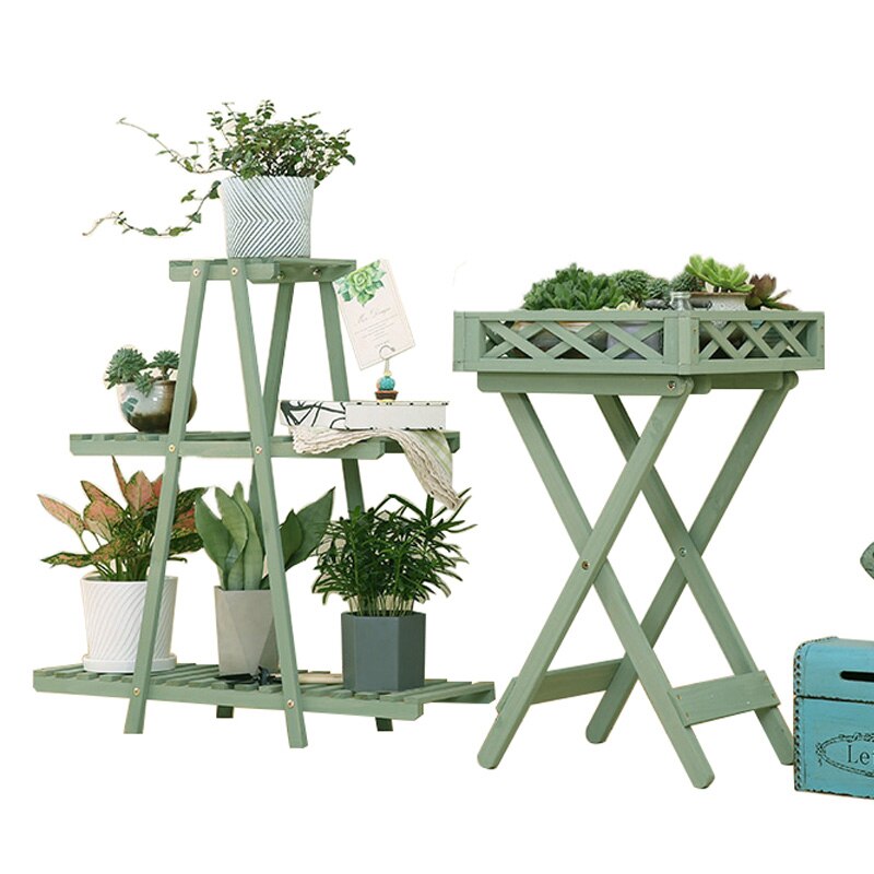 Solid Wood Balcony Indoor and Outdoor Green Sorrel... – Vicedeal