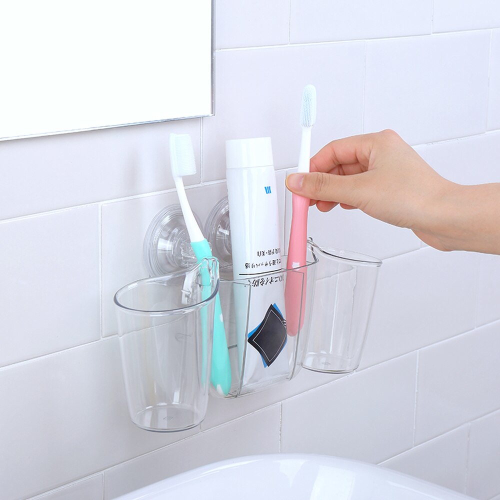 Tandenborstelhouder Zuig Muur Wc Tandpasta Doos Bo... – Vicedeal
