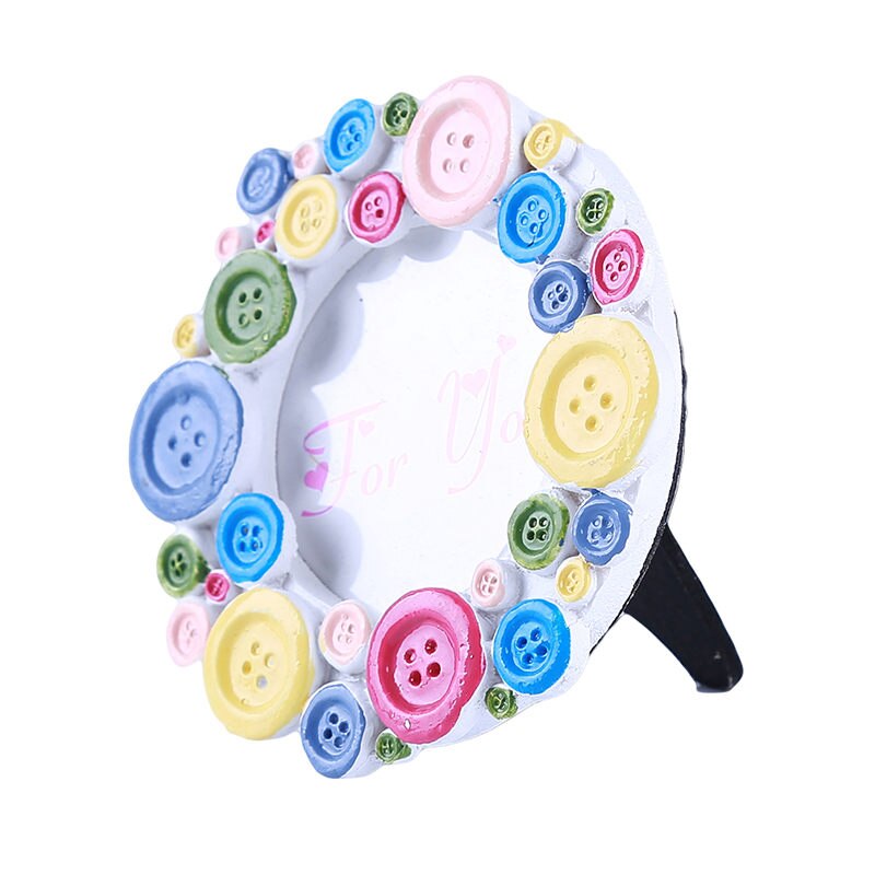 Cute Rainbow Button Photo Frame Photo DIY Baby Ful... – Grandado