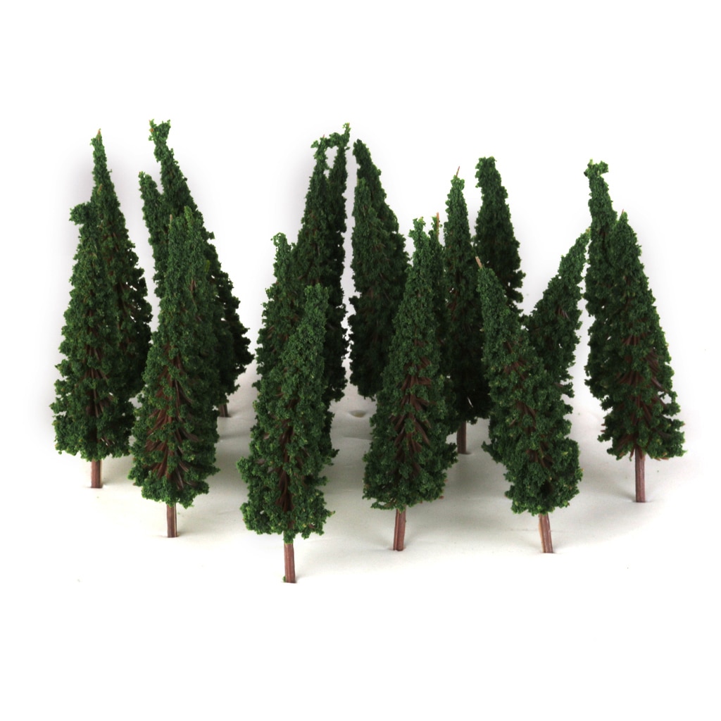 150 HO Scale Cedar Model Trees Train Railway Diora... – Grandado