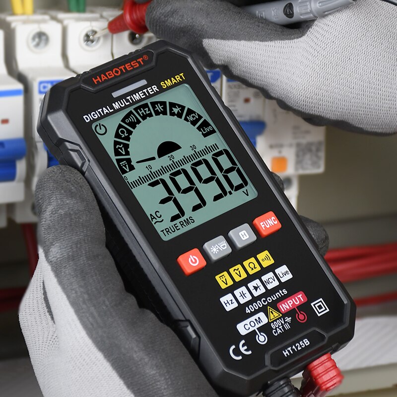 Smart Multimeter Digital Mini DMM 600V 4000 Counts... – Grandado