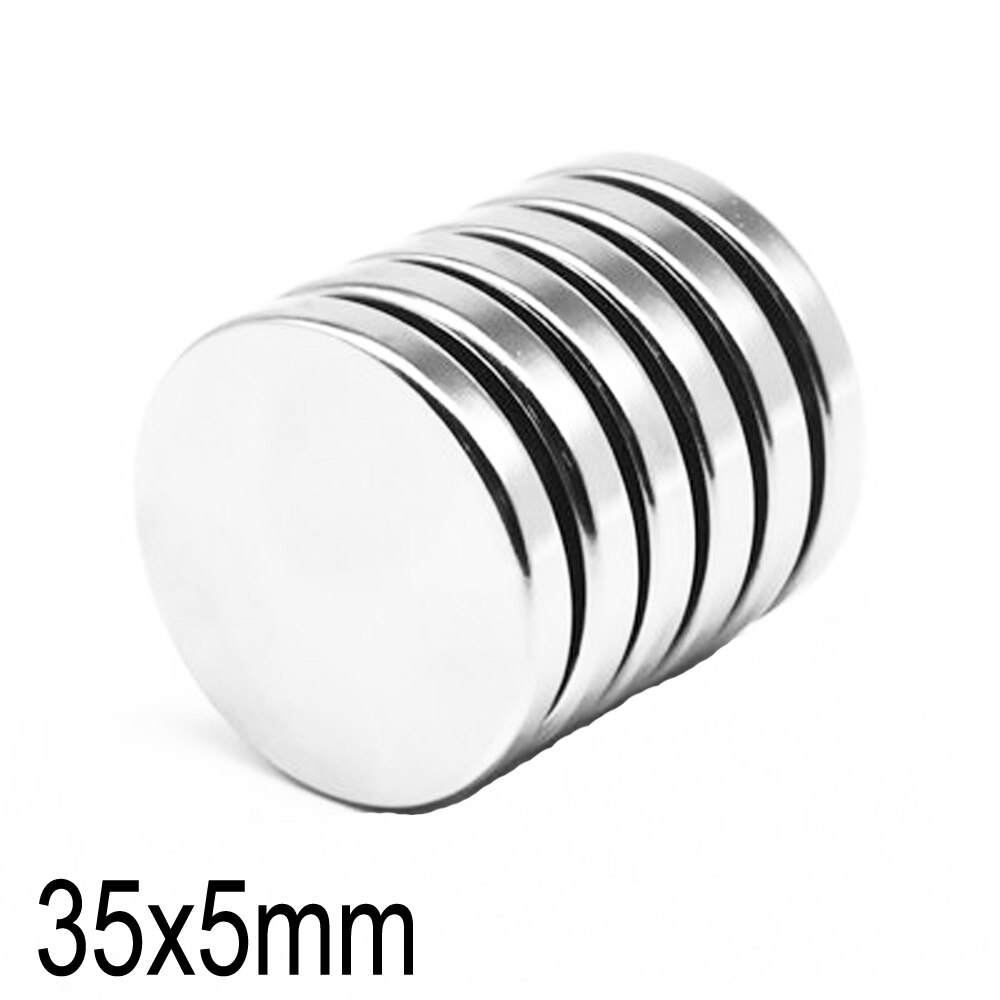 1/2/5/10PCS 35x5mm Bulk Round Search Magnet N35 Th... – Grandado