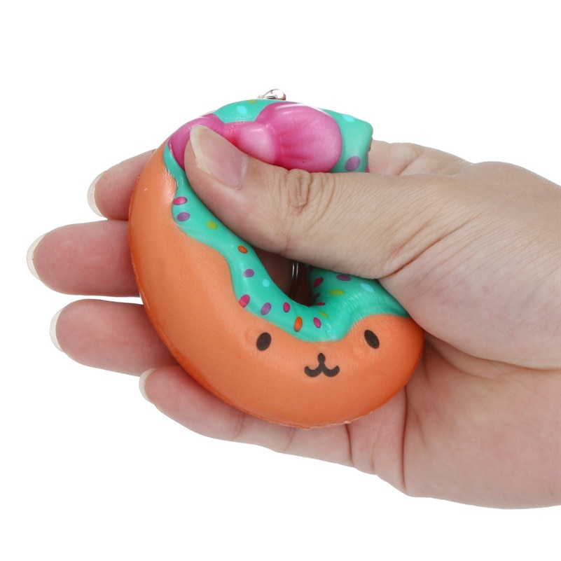 Lovely Doughnut Cream Scented Squishies Squishy Sl... – Grandado