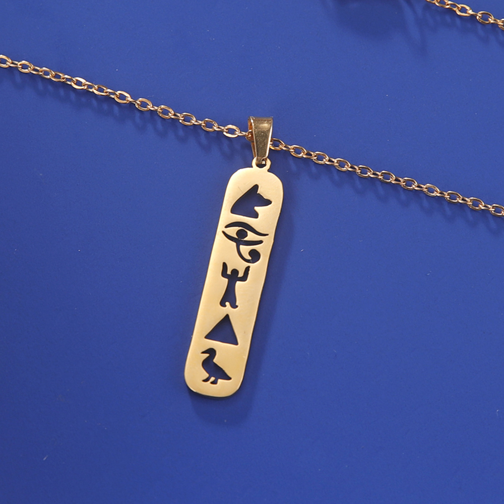 Dawapara Eye of Horus Ankh Cross Necklace Egyptian... – Grandado