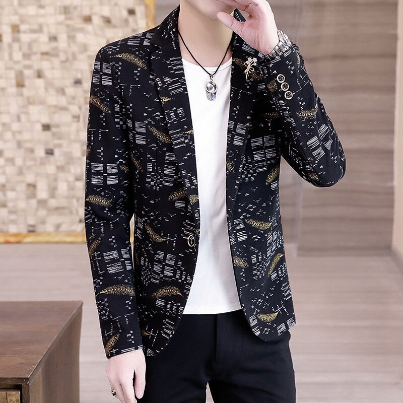 Coo 2021 outono roupas masculinas impresso fino aj... – Vicedeal