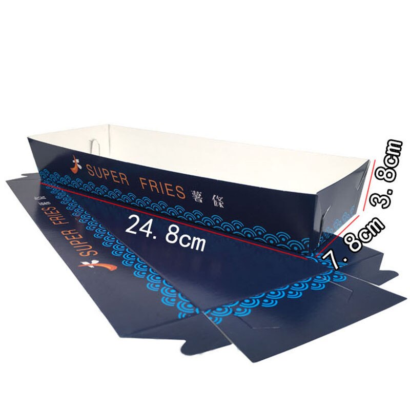 100pcs French Fries Packaging Paper Box Disposable... – Grandado