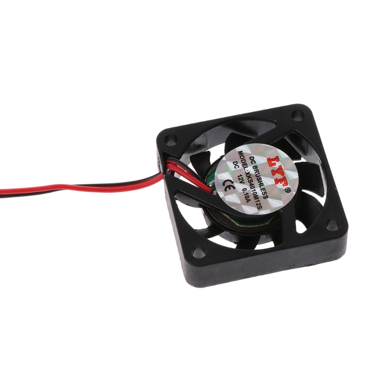 2 Pin Cool DC 12V 40mm Cooler Cooling Fan Brushles... – Grandado