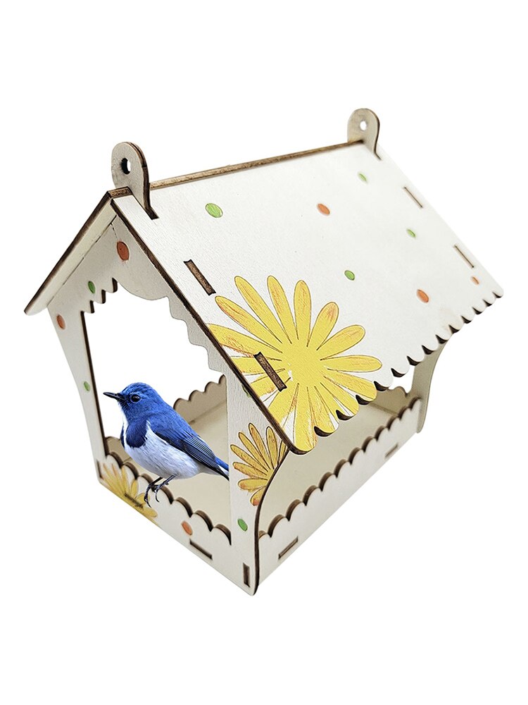 DIY Hand Painted Crafts Graffiti Bird House Making... – Vicedeal