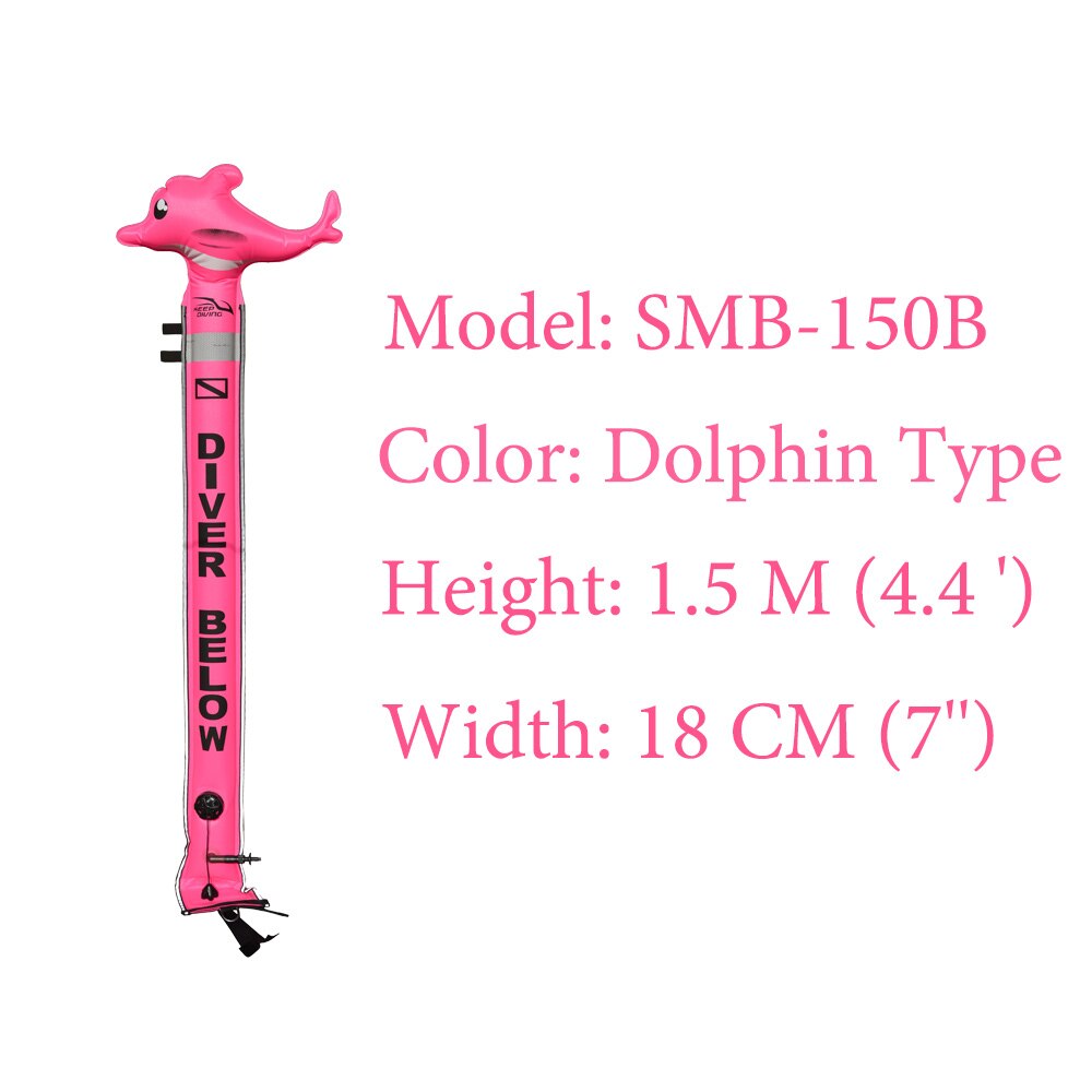 1.5m/1.8m Animals Scuba Diving Inflatable Safety S... – Grandado