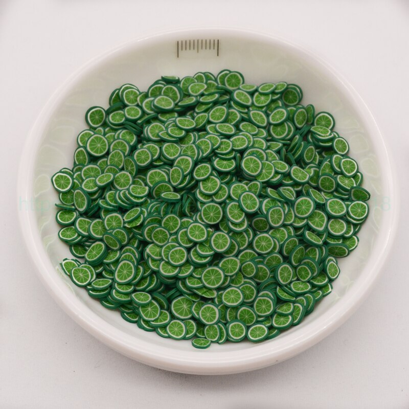 65g Orange Lemon Fruit Shaped Polymer Clay Slices ... – Grandado