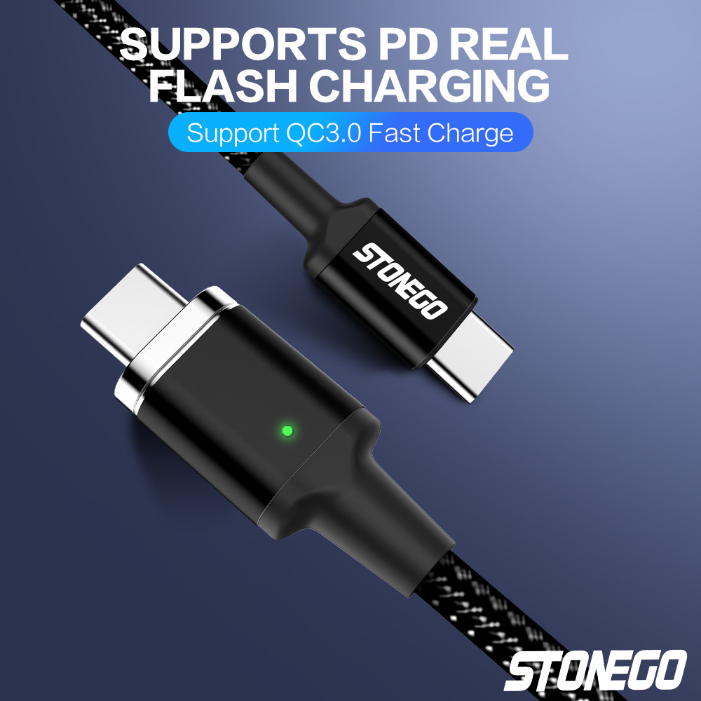 STONEGO Type C naar USB C Magnetische Kabel Voor M... – Grandado