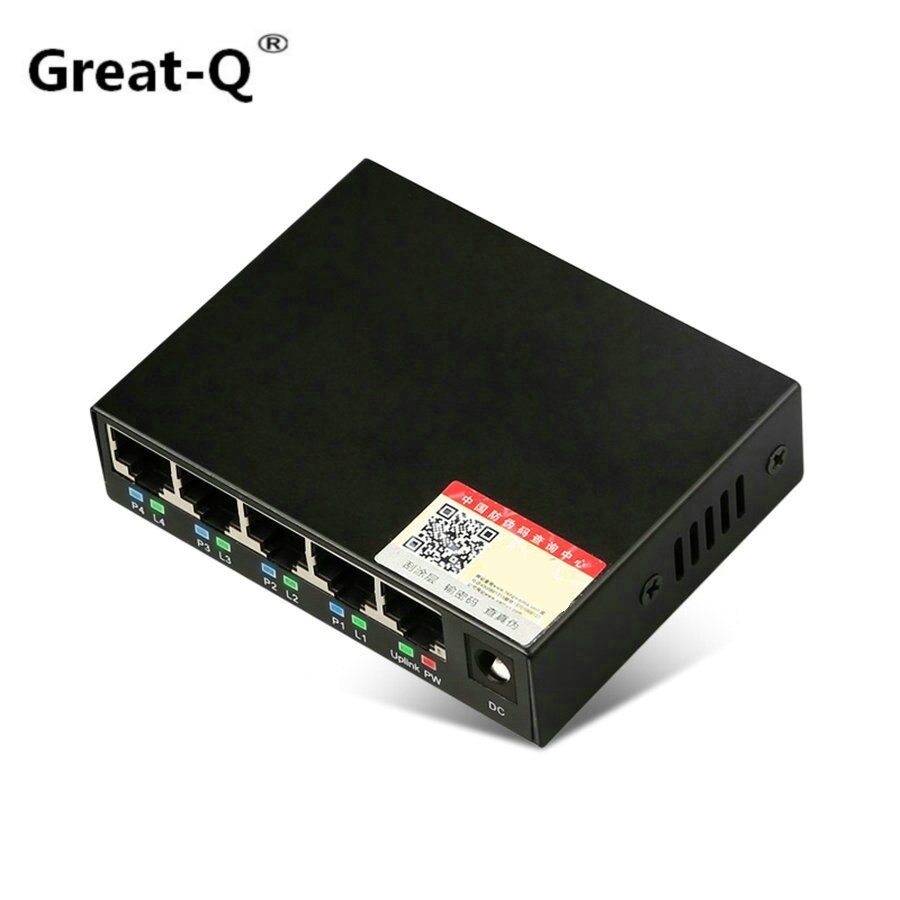 5 port portas POE switch 5 port 10/100M router Fas... – Vicedeal