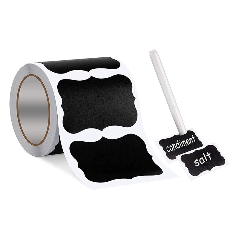 Wavy Shape Chalkboard Labels ,Erasable Reusable Re... – Grandado