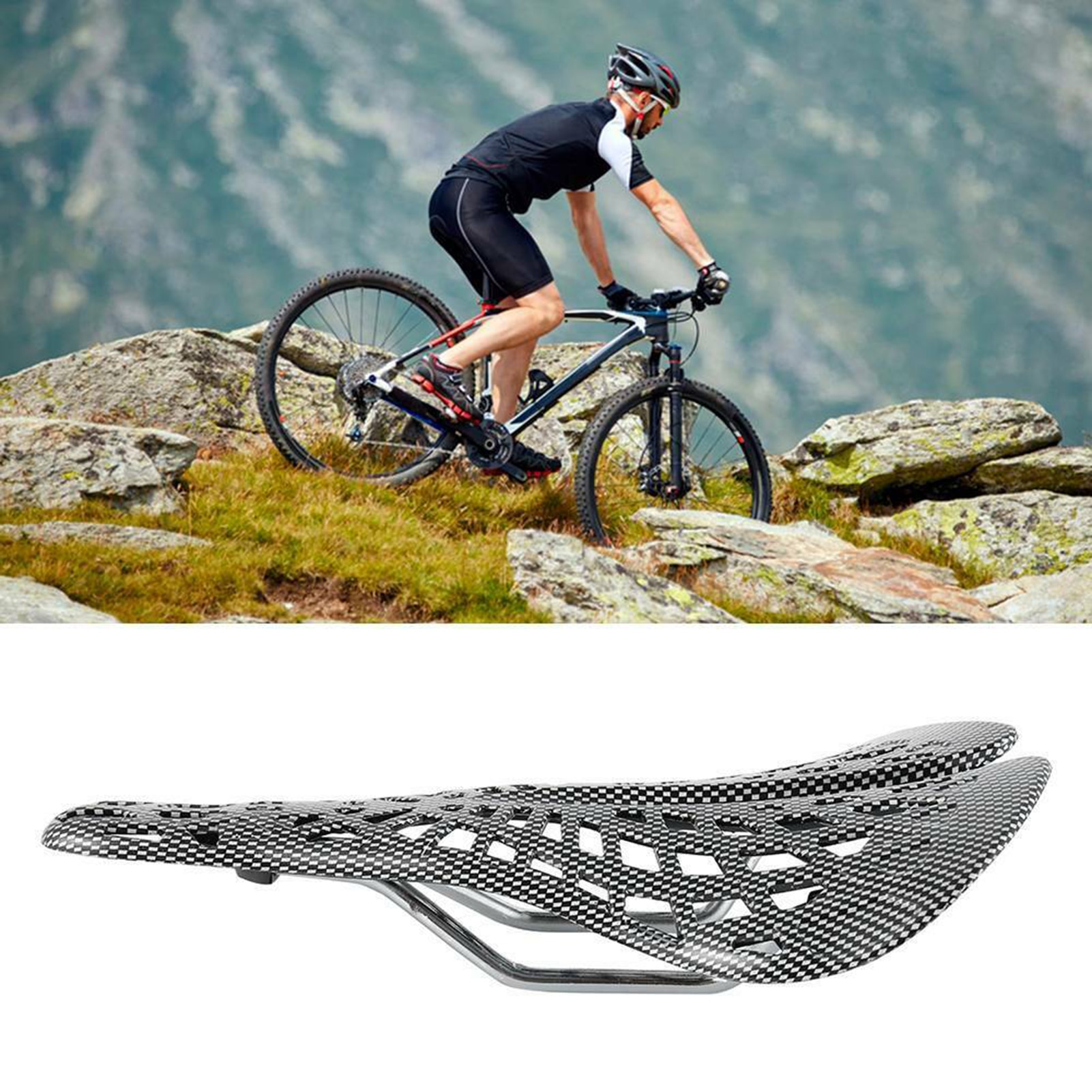 Bike Saddle Seat Breathable Shock Absorption Comfo... – Grandado