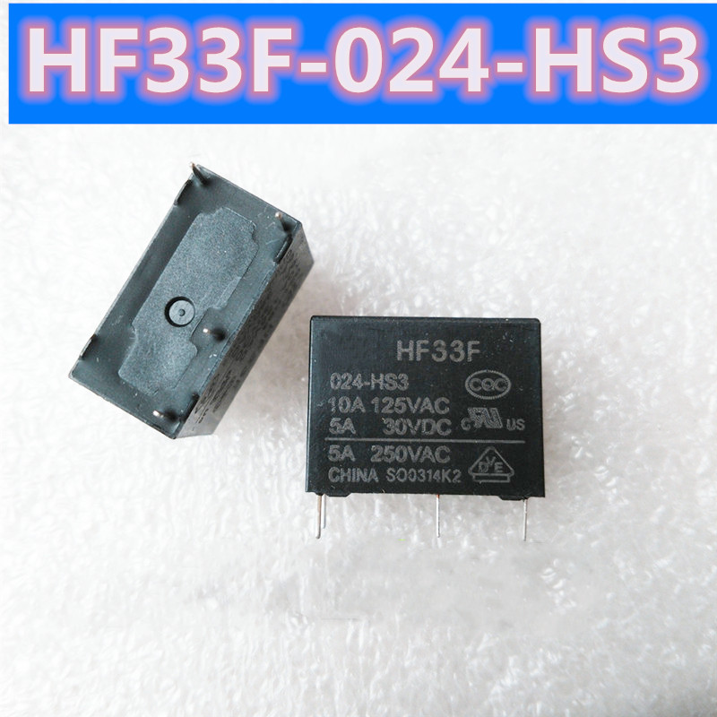 : 10Pcs HF33F-024-HS HF33F-024-HS3 HF33F 024-HS3 4... – Vicedeal