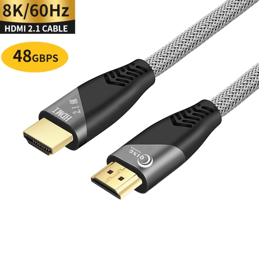 HDMI Kabel HDMI 2,1 Kabel 8K @ 60Hz 4K @ 120Hz Ult... – Grandado