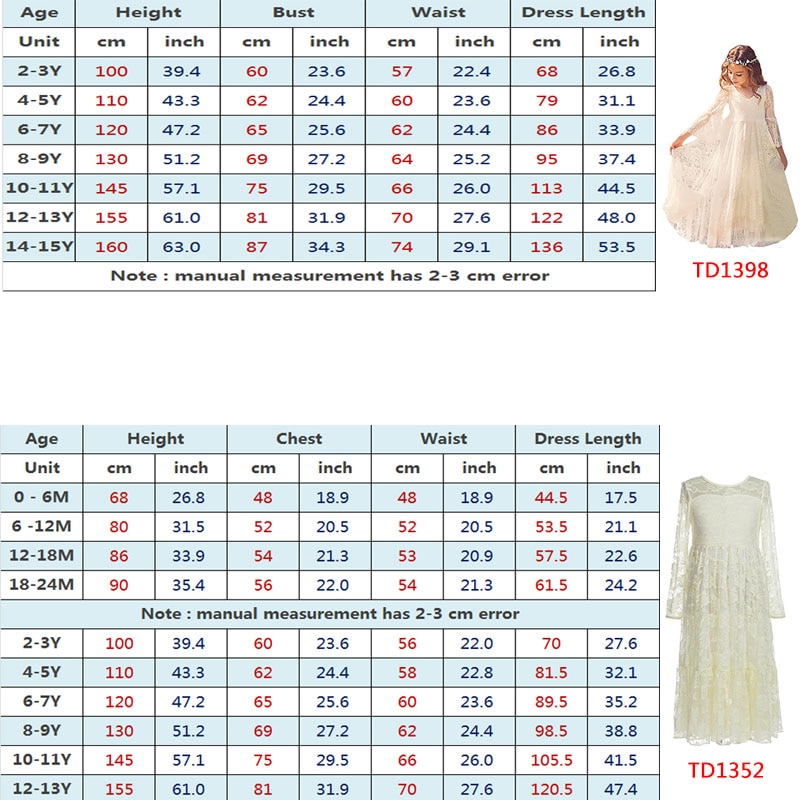 White Lace Dress Girls Flare Full Sleeve Girl Prin... – Grandado