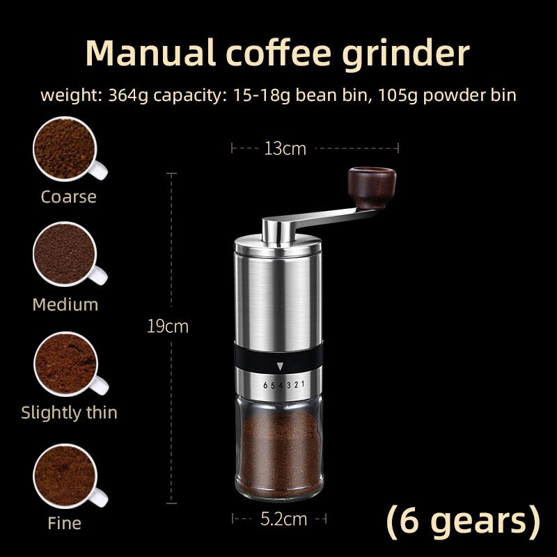 Manual Coffee Grinder Portable Bean Mini Hand mill... – Vicedeal
