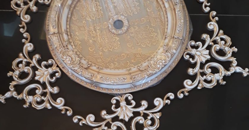 Decogold 60 cm Round Palace ceiling navel ceiling ... – Grandado