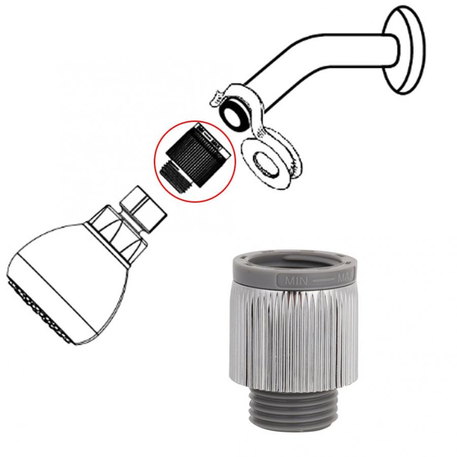 Schroef-in Douchekop Water Flow Regulator Waterdru... – Grandado