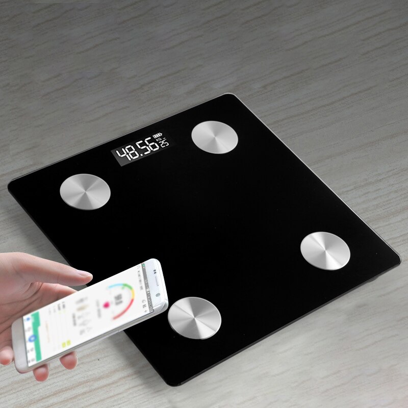 Bathroom Scales Bluetooth Floor Body Scale BMI Fat... – Vicedeal