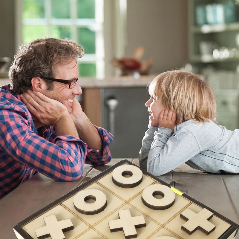 Handmade Tic Tac Toe Classic Board Games Noughts a... – Vicedeal