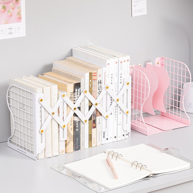 Desk Bookshelf Retractable Bookends For Shelves Bo... – Grandado