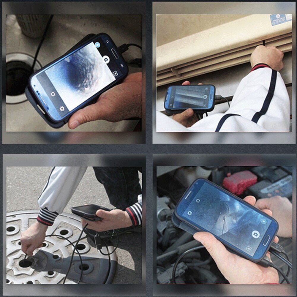 7mm Lens USB Endoscope Camera Waterproof Flexible ... – Grandado