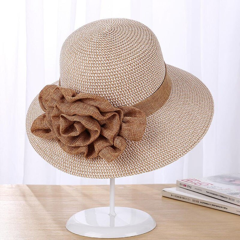 Sombrero de paja para señora Verano de algodón de ... – Grandado