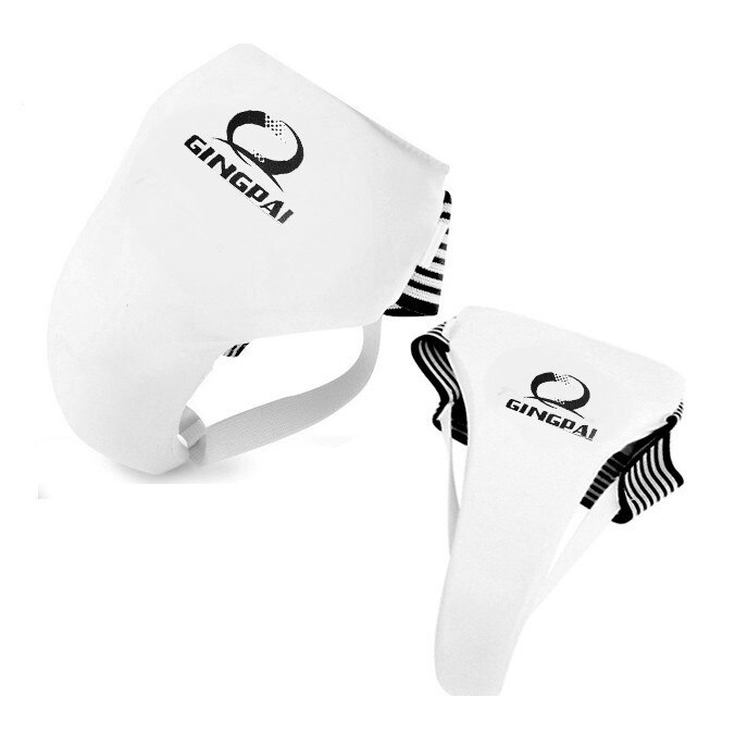 PU leather adult kid Taekwondo groin guard cup Pro... – Grandado