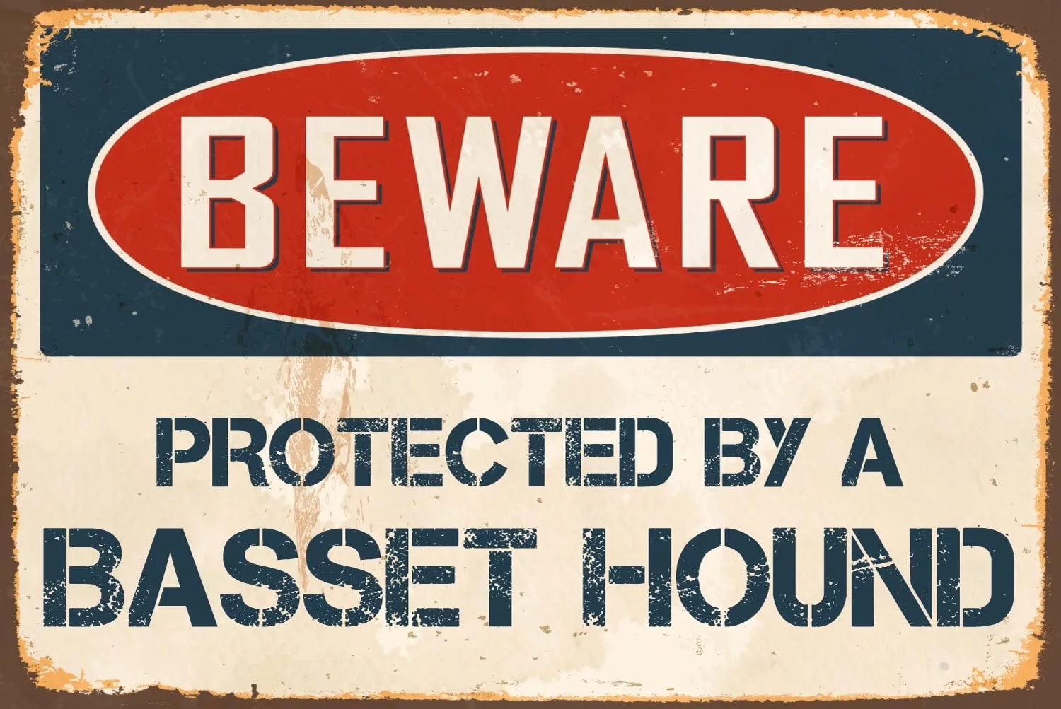 Cartel metálico de estaño para pared, placa, valla... – Grandado