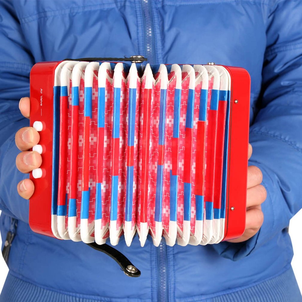 1PC Mini Kids Accordion 7-Key 3 Bass Educational C... – Grandado