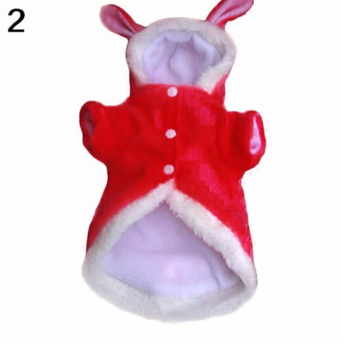 Winter Comfy Warm Cute Rabbit Costume Hoodie Pet D... – Vicedeal