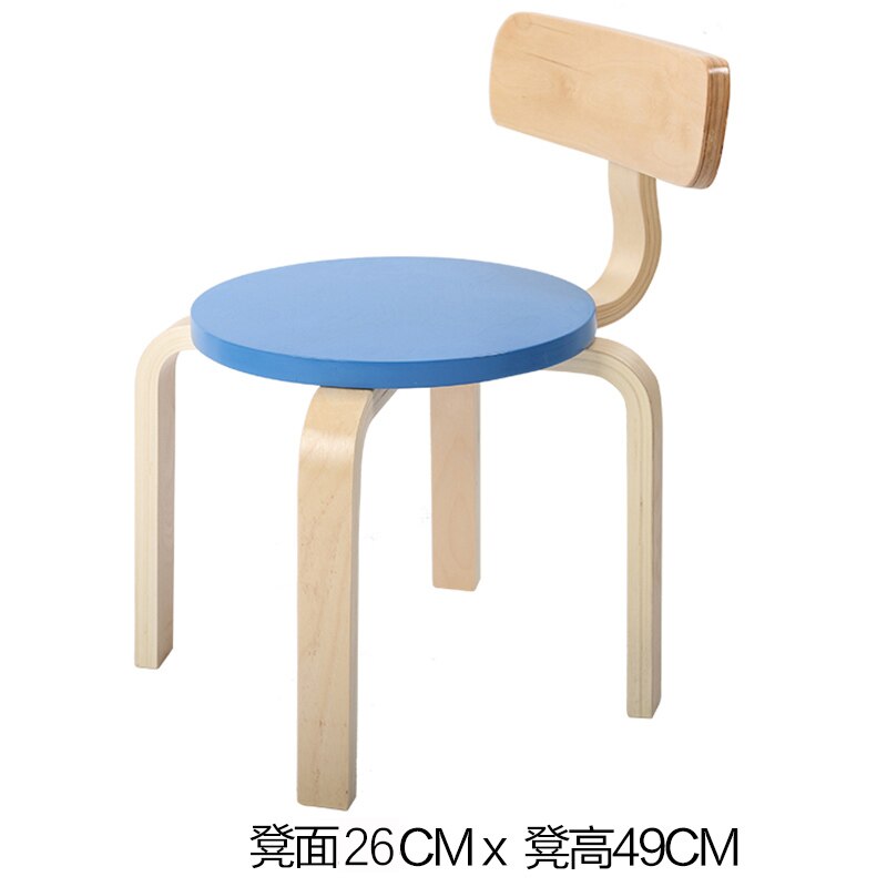 Children's Study Table and Chair Stool Solid Wood ... – Grandado