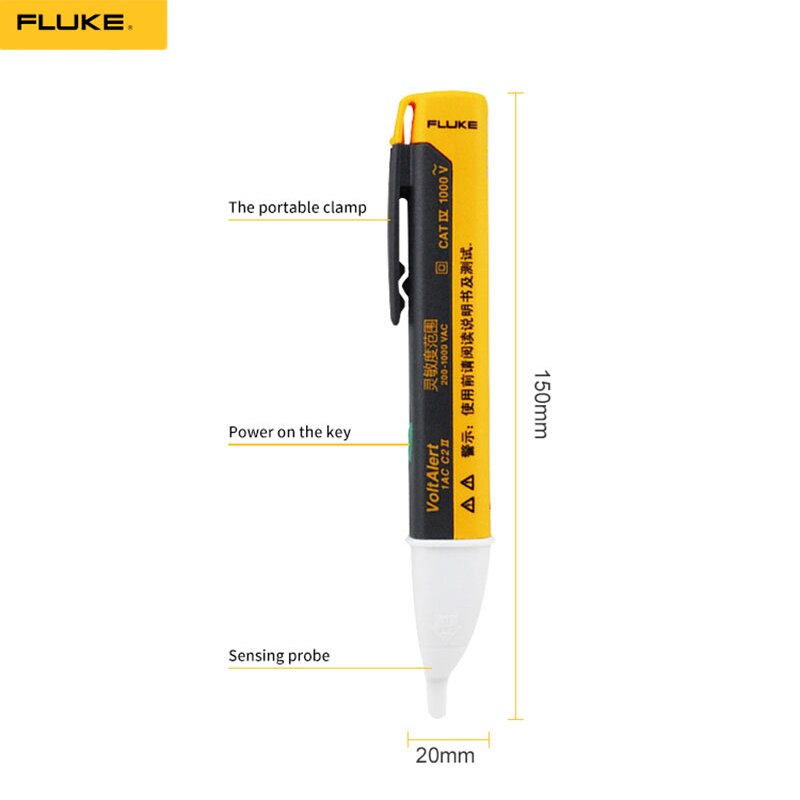 Fluke 1AC-C2 II Volt Alert FLUKE 2AC Sensor Non-co... – Grandado