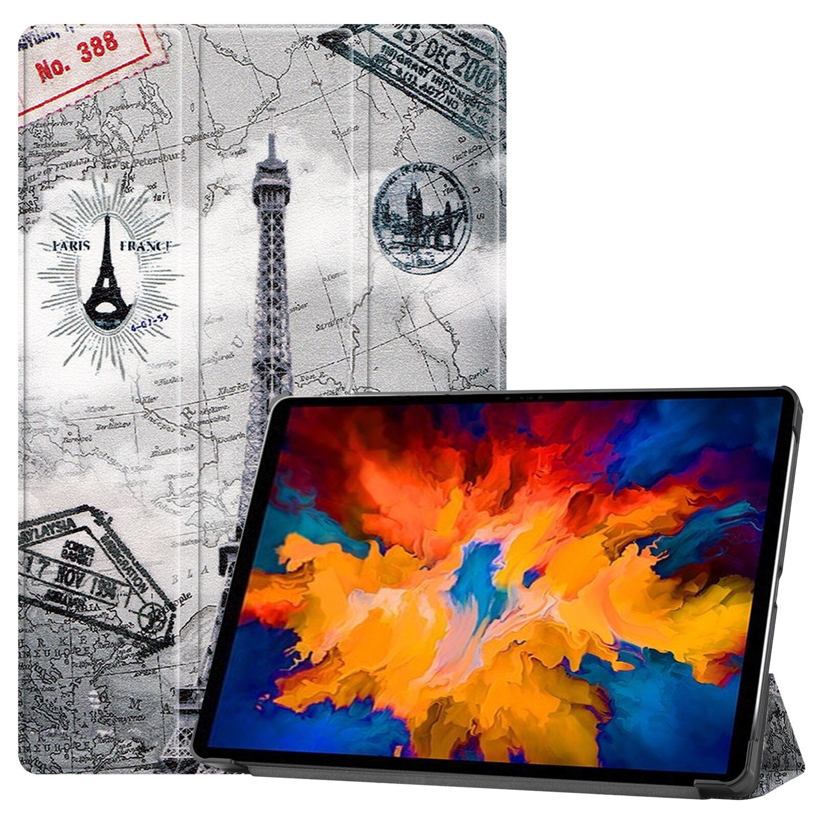 Ultra-Dunne Tablet Case Met Stijlvolle Print Op De... – Grandado