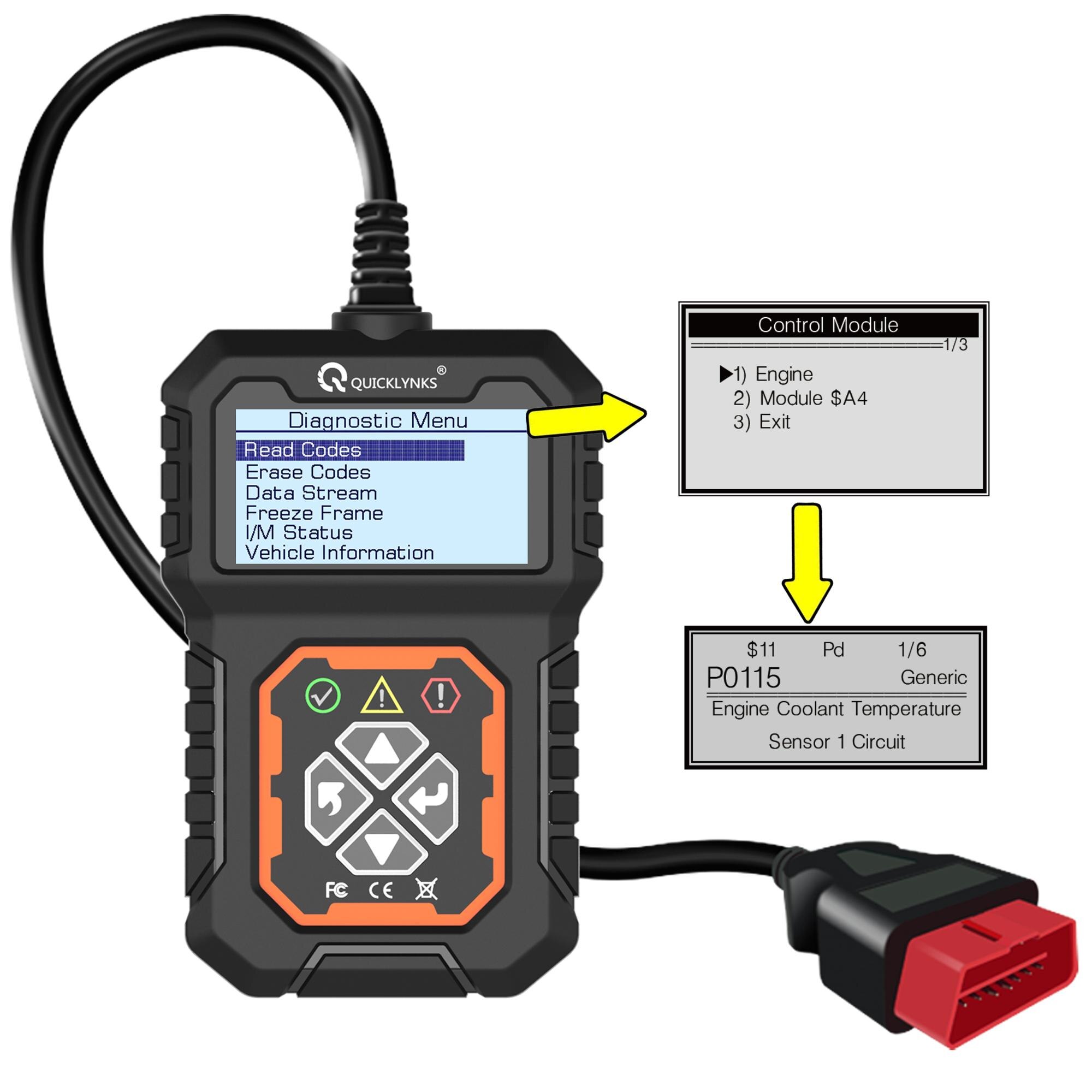 2022 Quicklynks Newest Car Full OBD2/EOBD Diagnost... – Grandado