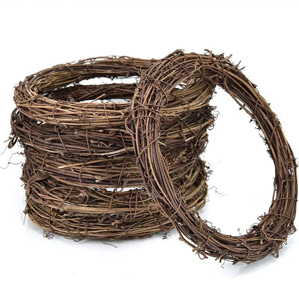 10/20/30CM Rattan Wreath Door Hanging Rattan Wreat... – Grandado