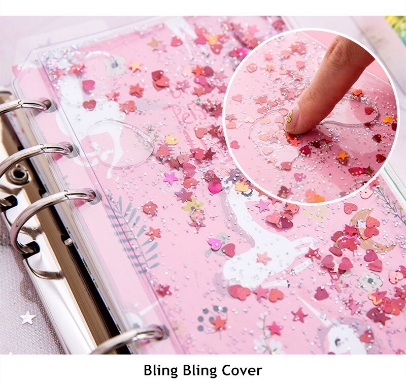 MINKYS Bling Bling Sakura Strawberry Journal Noteb... – Grandado